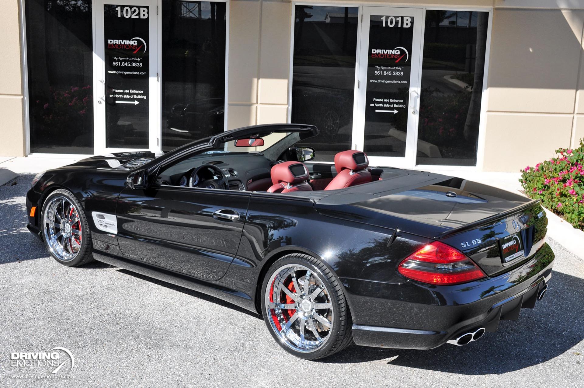 2009 Mercedes-Benz SL65 AMG SL 65 AMG V12 Bi Turbo! BLACK/RED! CARBON ...