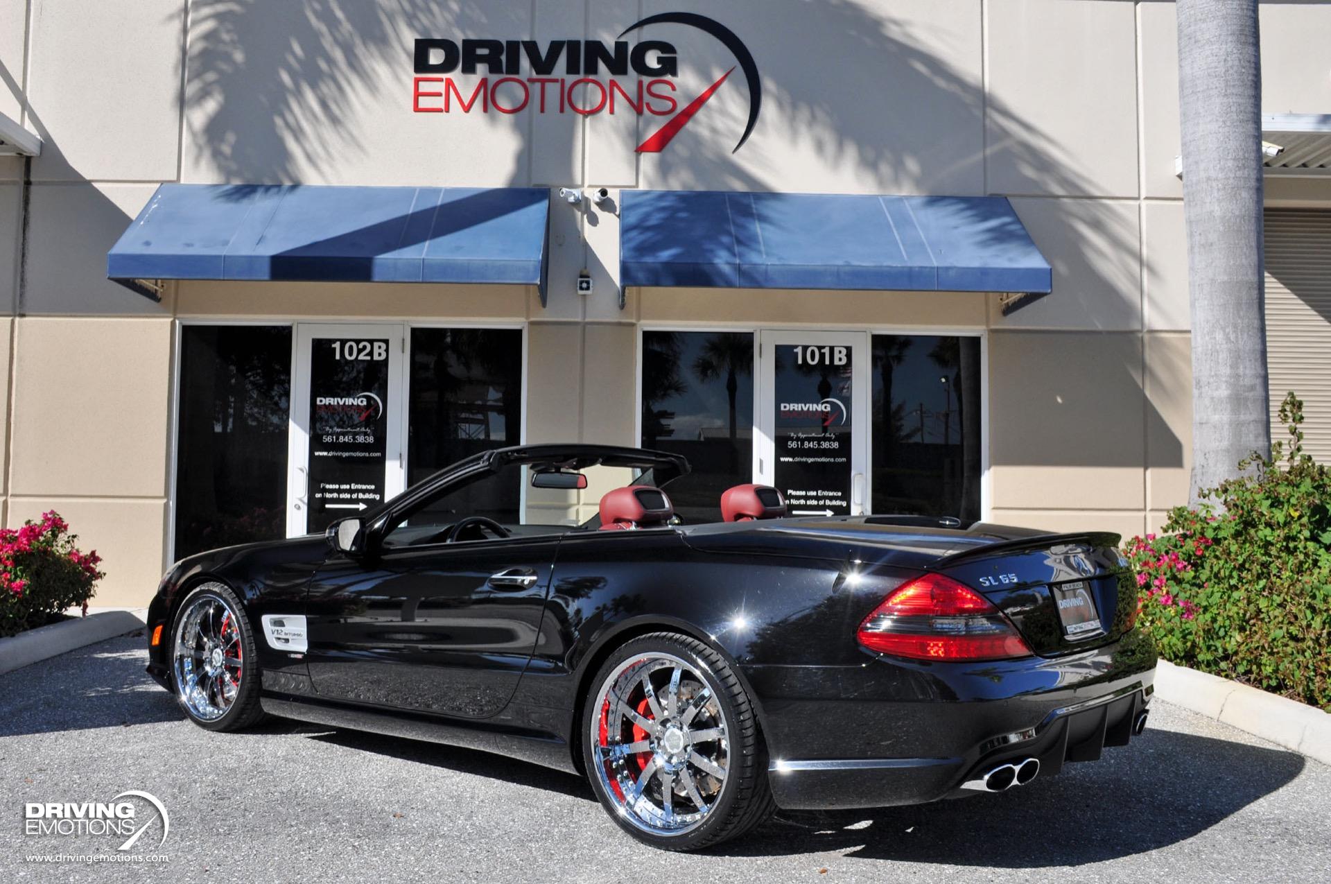 2009 Mercedes-Benz SL65 AMG SL 65 AMG V12 Bi Turbo! BLACK/RED! CARBON ...