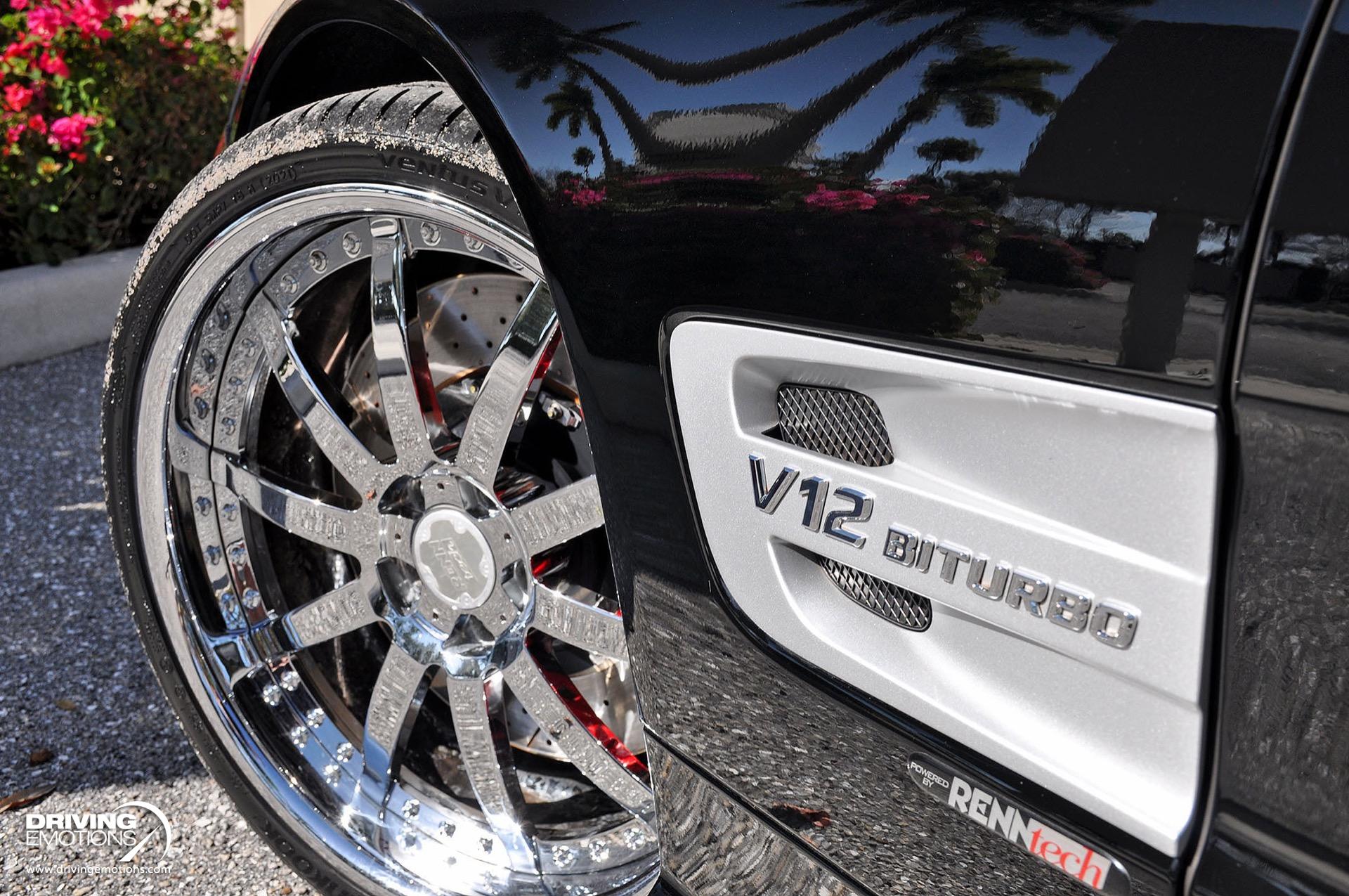 2009 Mercedes-Benz SL65 AMG SL 65 AMG V12 Bi Turbo! BLACK/RED! CARBON ...
