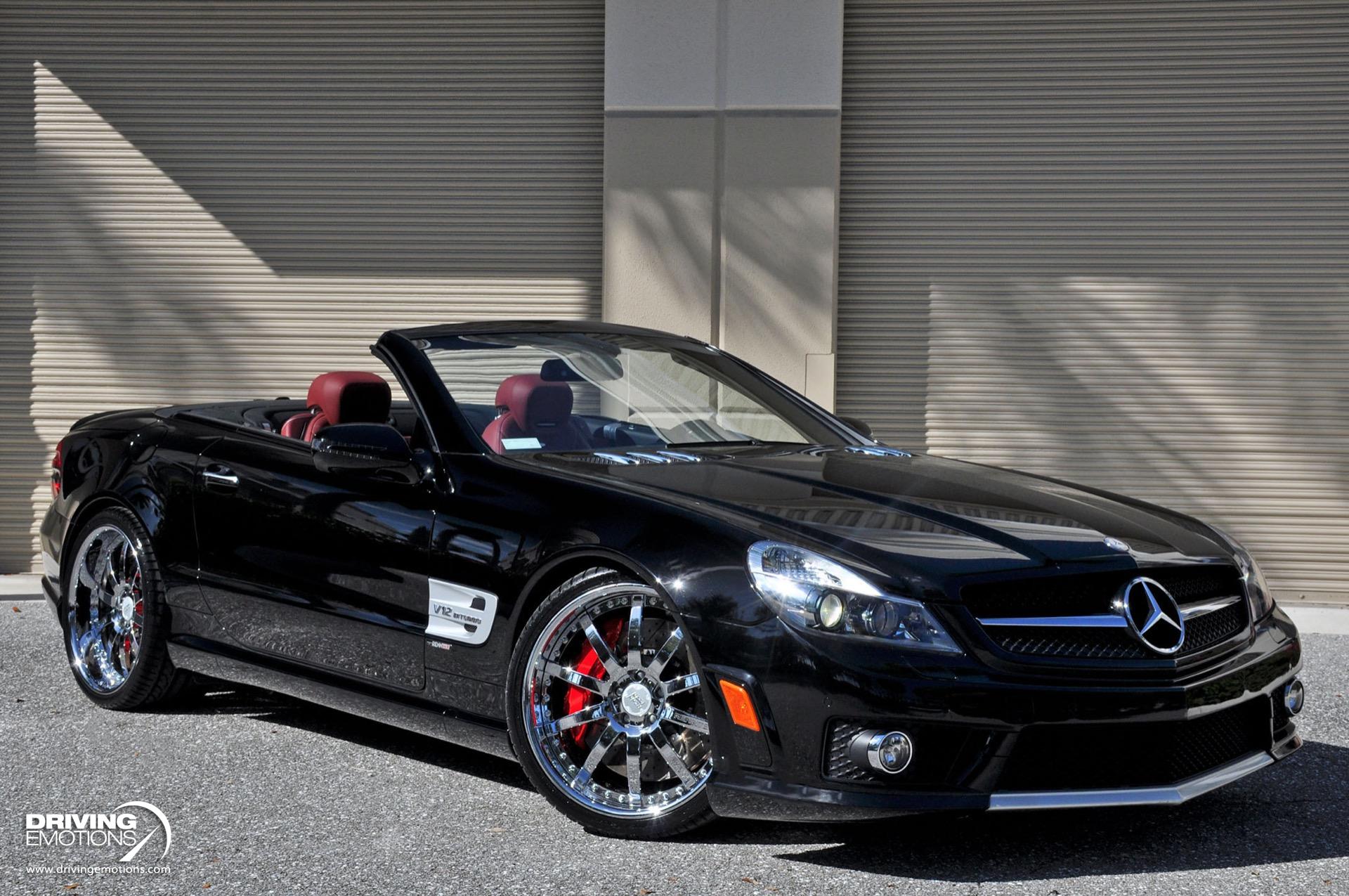 2009 Mercedes-Benz SL65 AMG SL 65 AMG V12 Bi Turbo! BLACK/RED! CARBON ...
