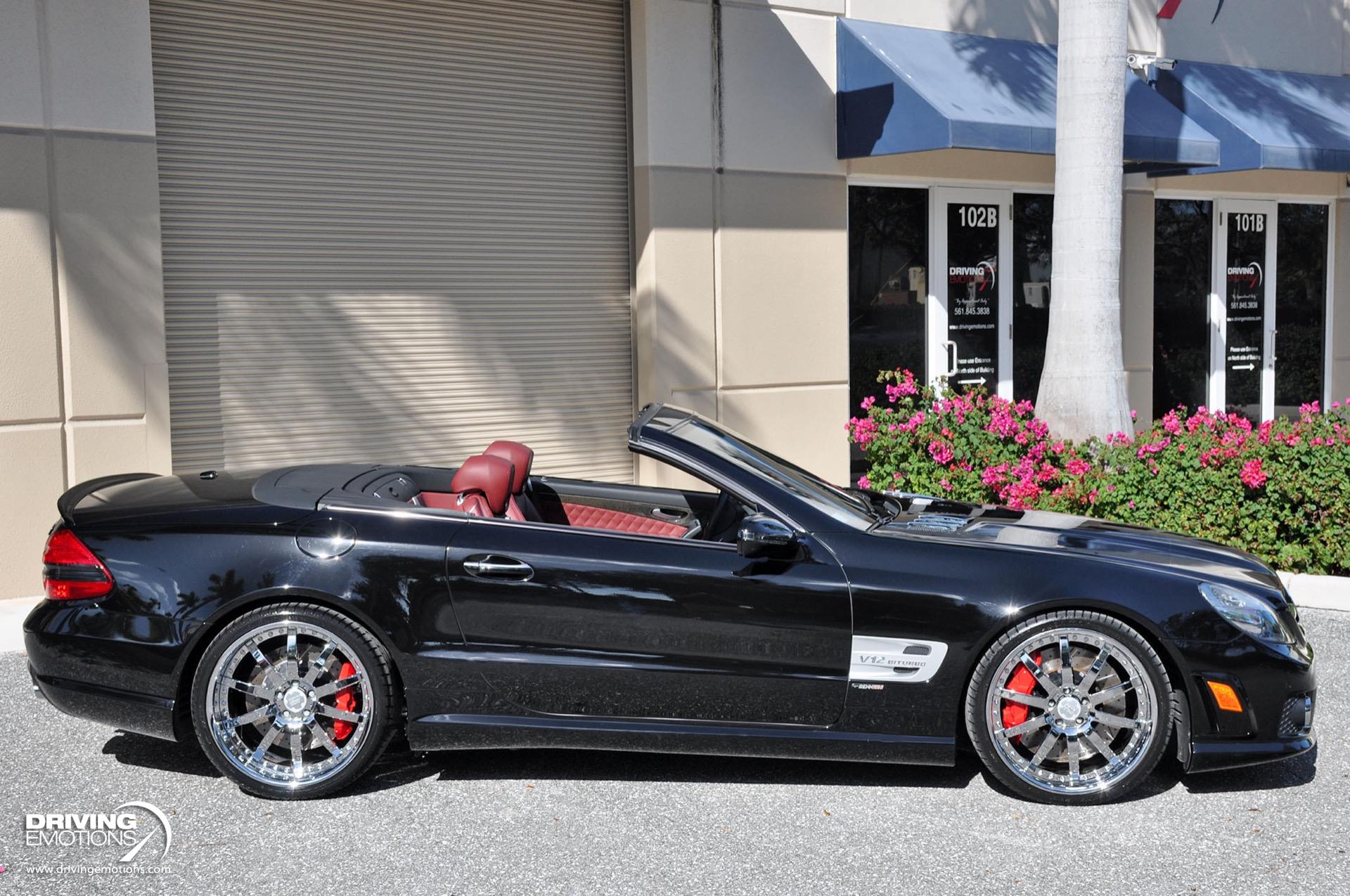 2009 Mercedes-Benz SL65 AMG SL 65 AMG V12 Bi Turbo! BLACK/RED! CARBON ...