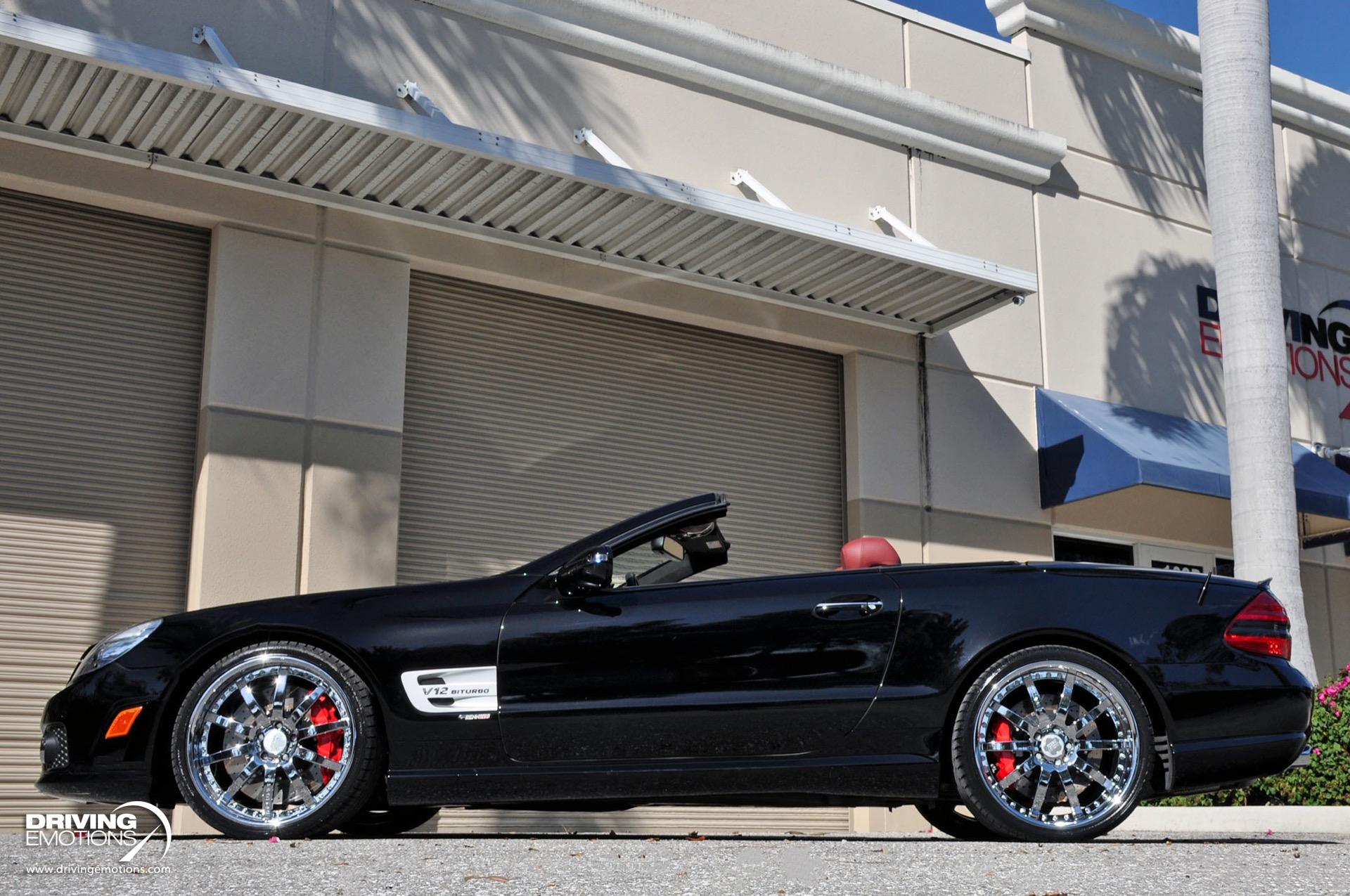 2009 Mercedes-Benz SL65 AMG SL 65 AMG V12 Bi Turbo! BLACK/RED! CARBON ...