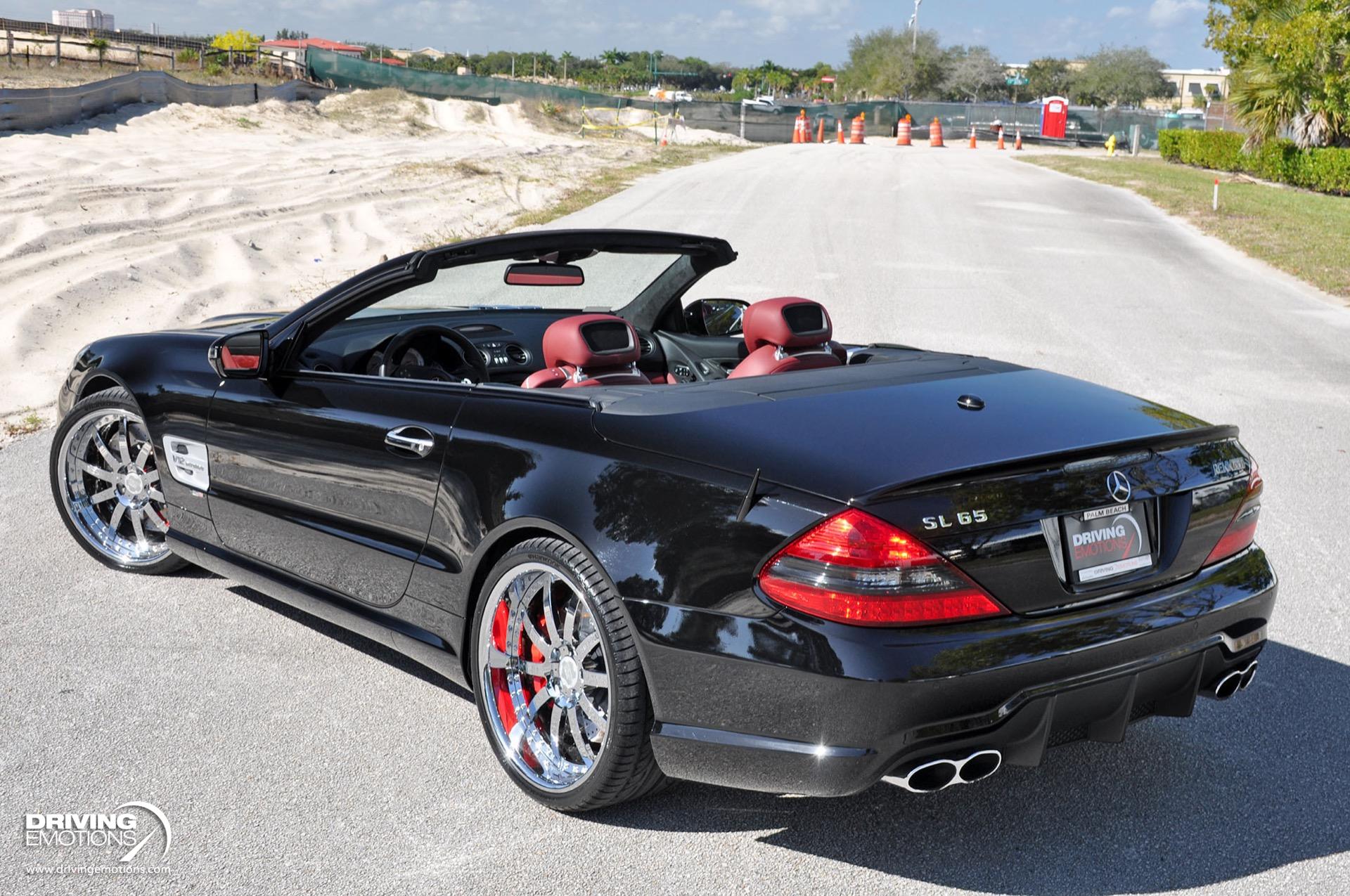 2009 Mercedes-Benz SL65 AMG SL 65 AMG V12 Bi Turbo! BLACK/RED! CARBON ...