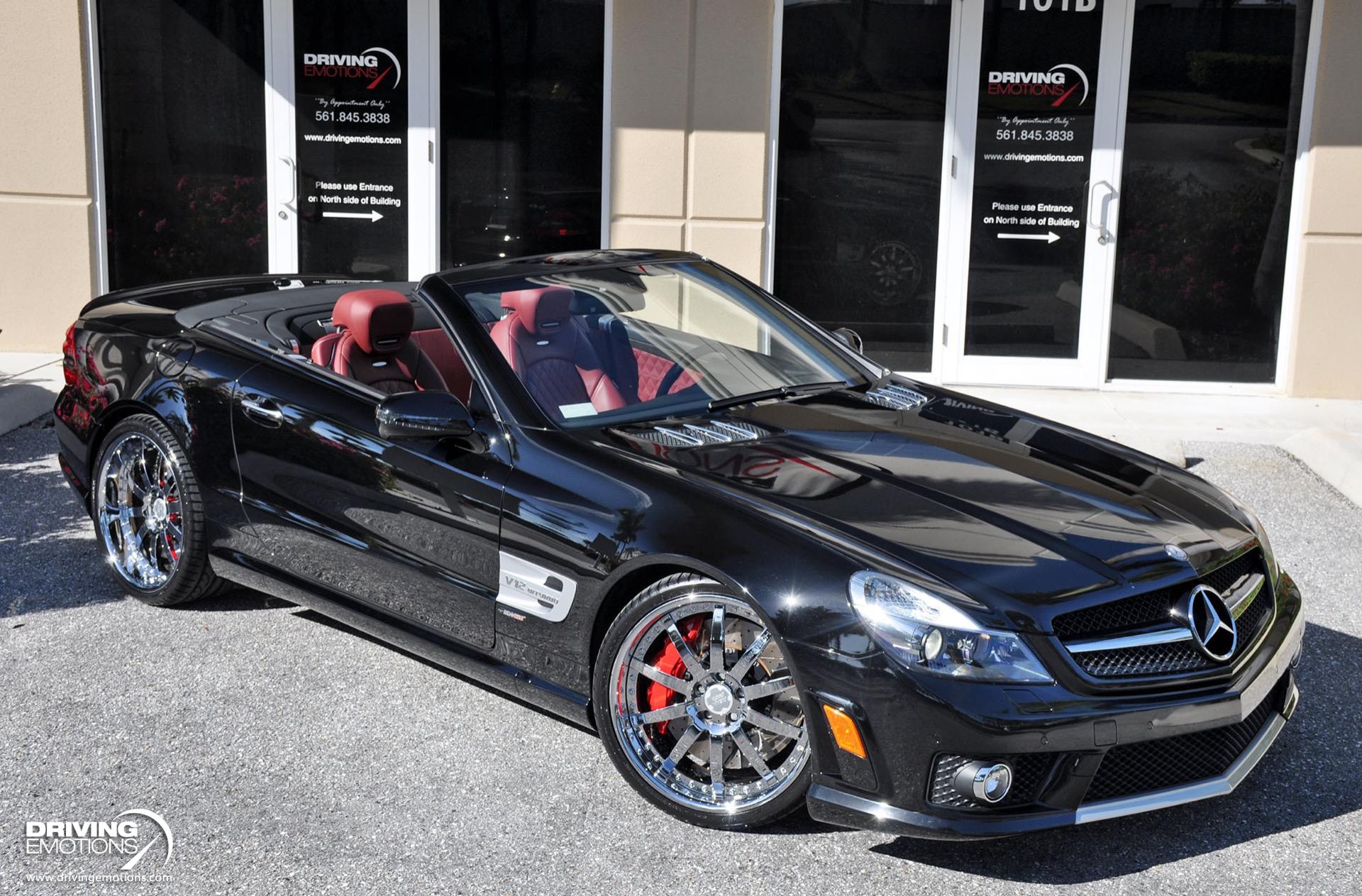 2009 Mercedes-Benz SL65 AMG SL 65 AMG V12 Bi Turbo! BLACK/RED! CARBON ...