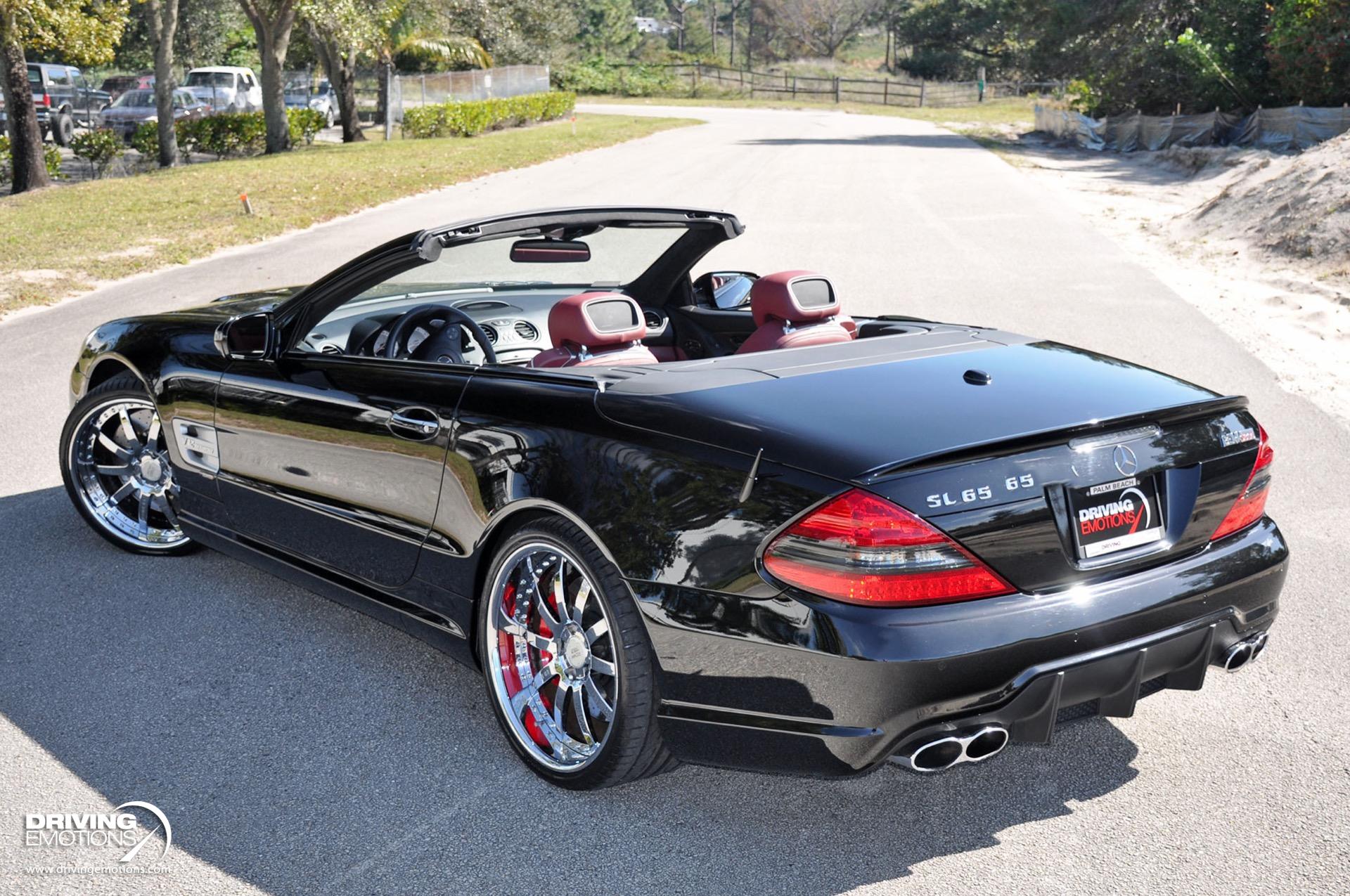 2009 Mercedes-Benz SL65 AMG SL 65 AMG V12 Bi Turbo! BLACK/RED! CARBON ...